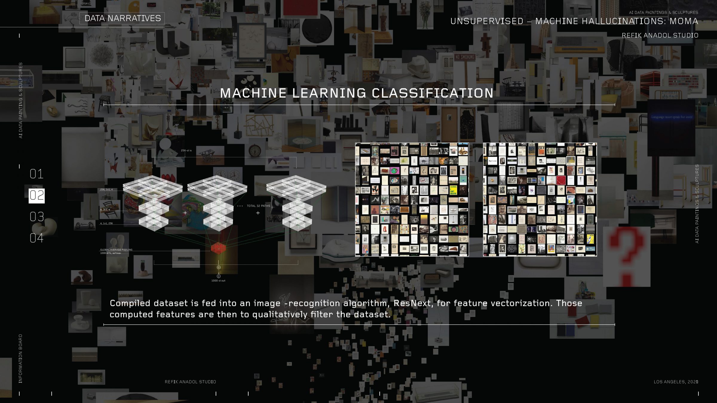Unsupervised — Machine Hallucinations — MoMA - Refik Anadol