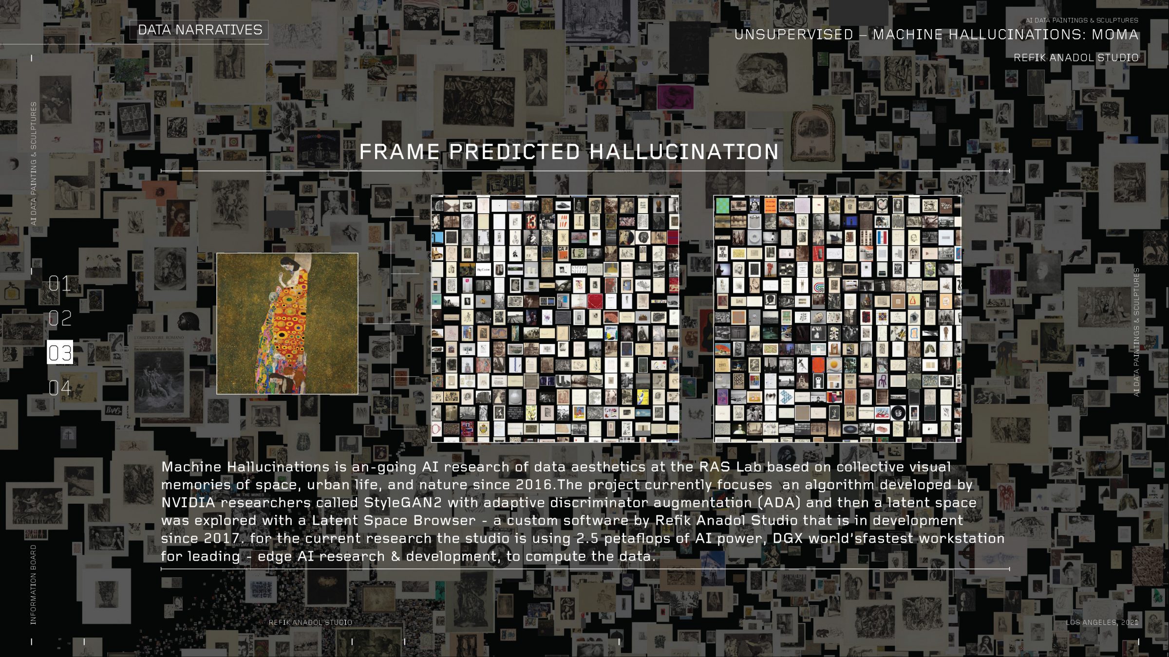 Unsupervised — Machine Hallucinations — MoMA - Refik Anadol