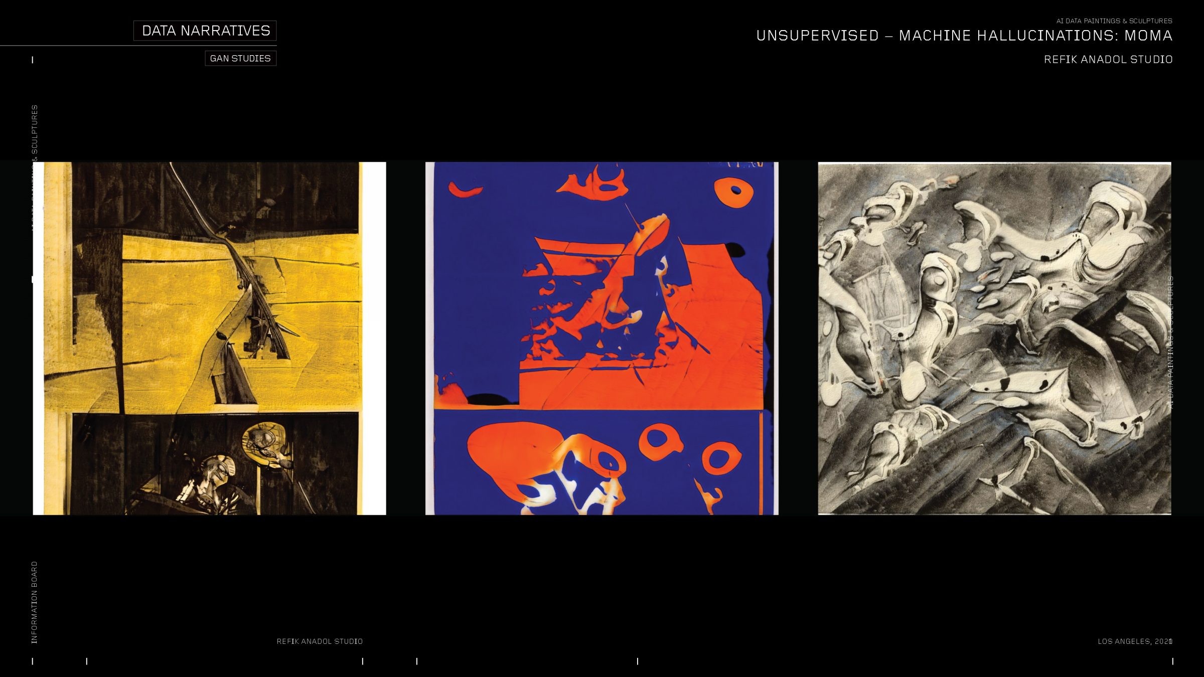 Unsupervised — Machine Hallucinations — MoMA - Refik Anadol