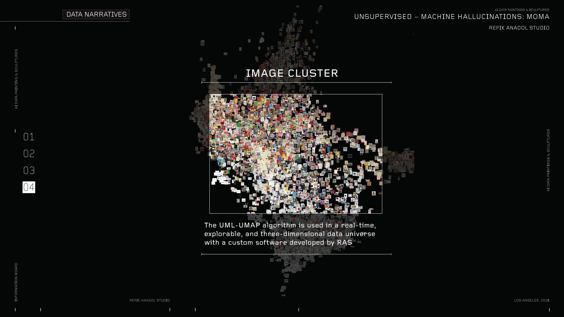 Unsupervised — Machine Hallucinations — MoMA - Refik Anadol