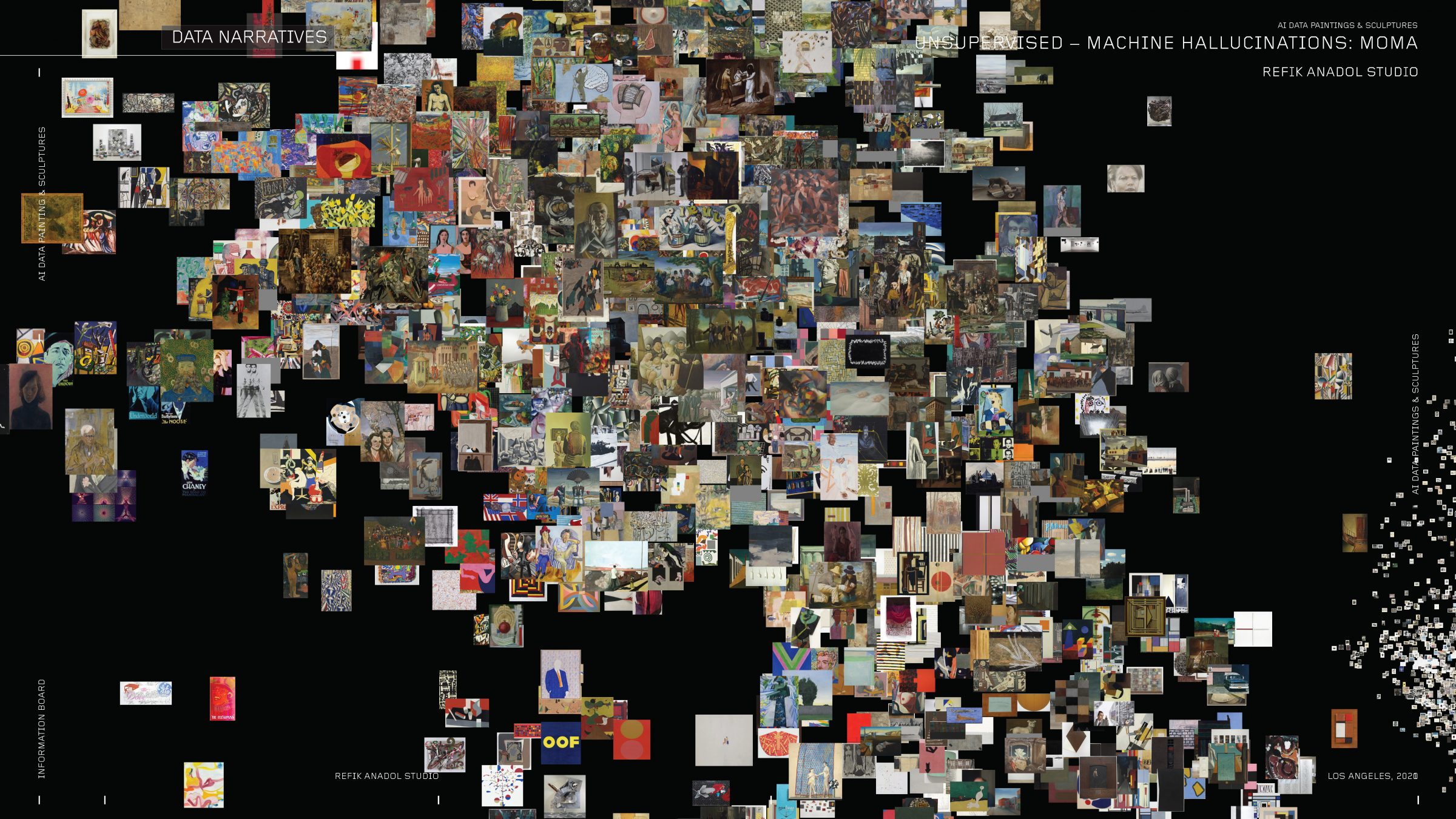 Unsupervised — Machine Hallucinations — MoMA - Refik Anadol